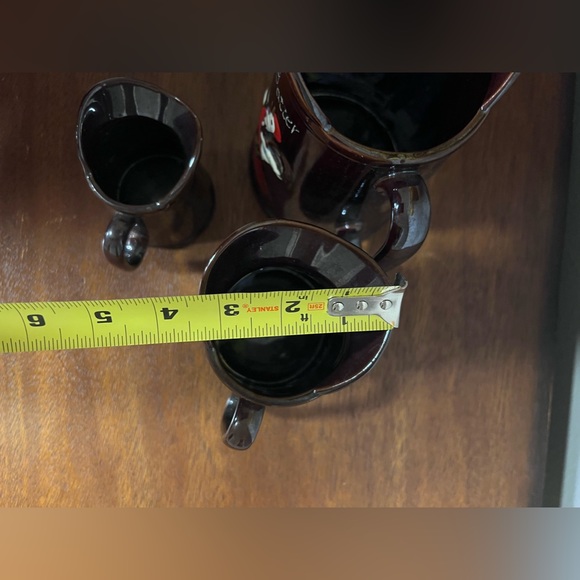 Kitchen | Vintage Redware Rooster Pancake Pitcher Set | Poshmark